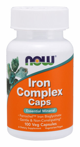 NOW Foods Iron Complex Caps – nutrabin